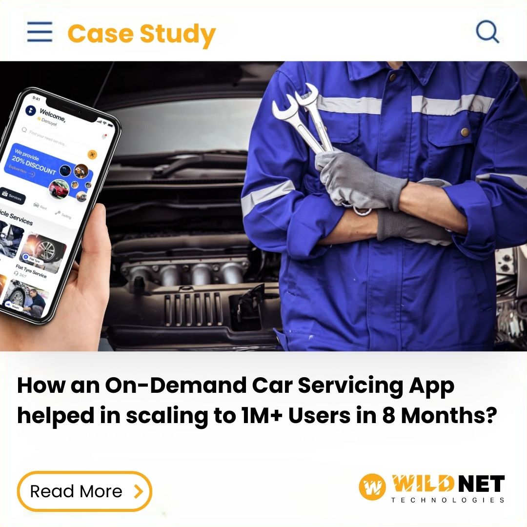 On-Demand Car Servicing App Scales to 1M+ Users in 8 Months