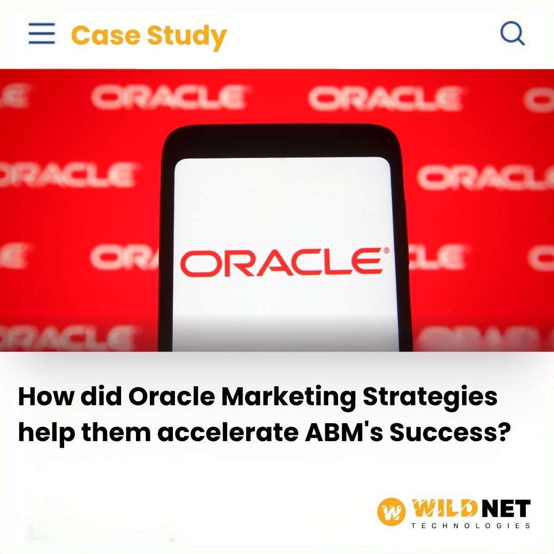 How did Oracle Marketing Strategies help them accelerate ABM's Success